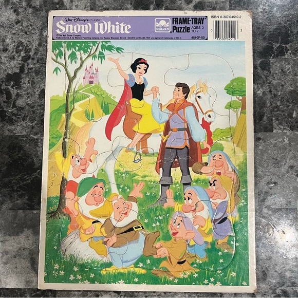 Toys | 198s Vintage Disneys Snow White And The Seven Dwarfs Golden ...